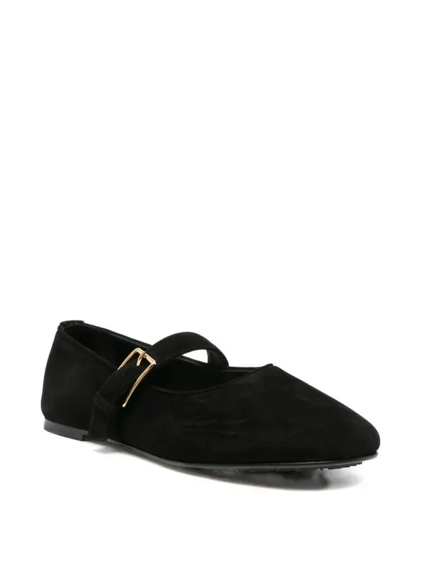 Dear Frances Ball Buckle Ballet Flats