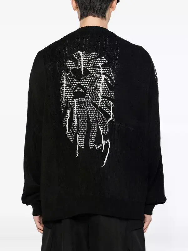 A BATHING APE Graphic-print Cardigan - Black