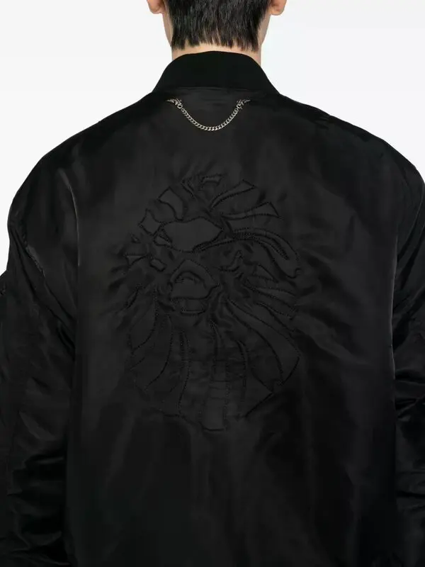 A BATHING APE Zip-up Bomber Jacket - Black