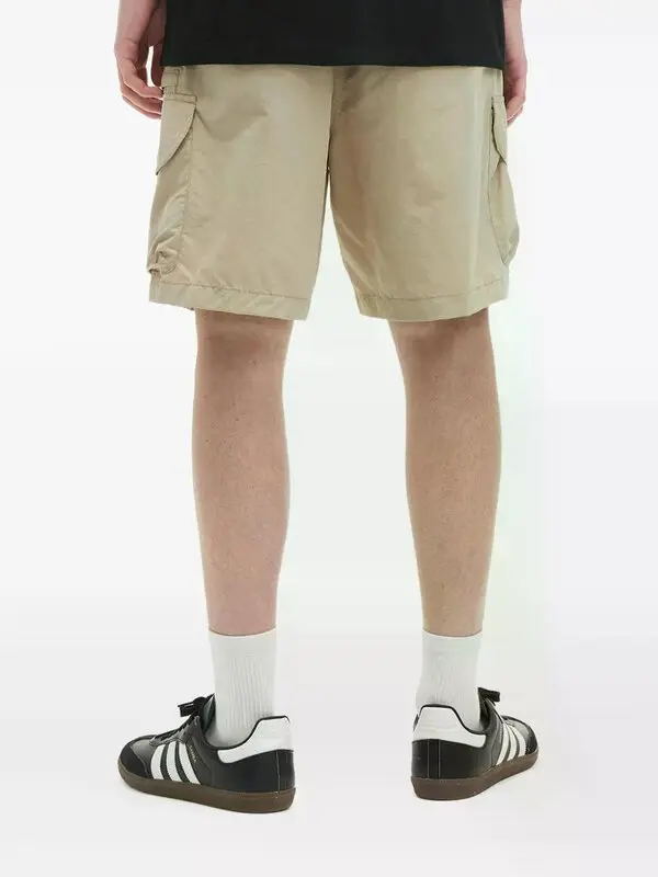 FINGERCROXX Drawstring Cargo Shorts - Neutrals