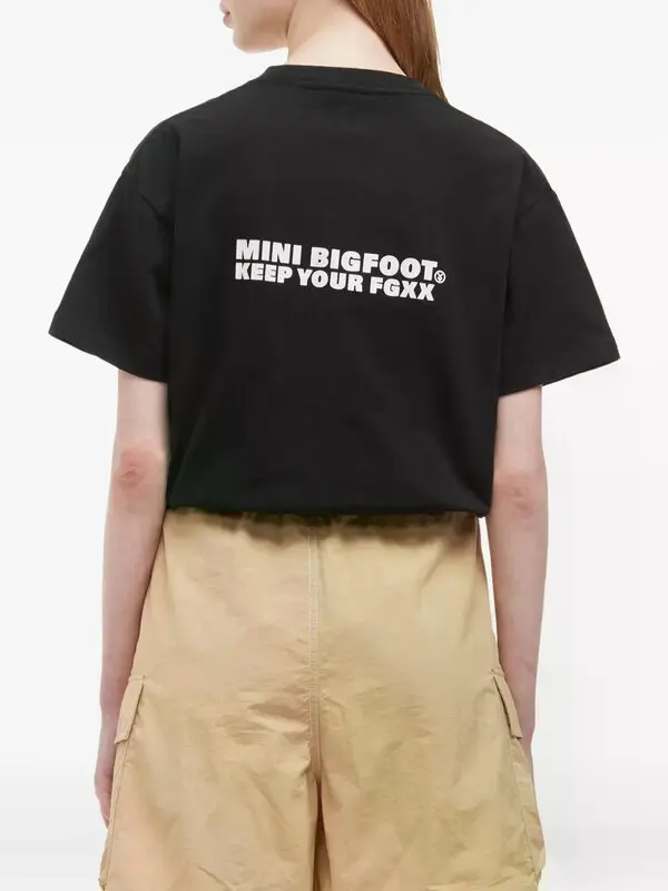 FINGERCROXX Graphic-print T-shirt - Black