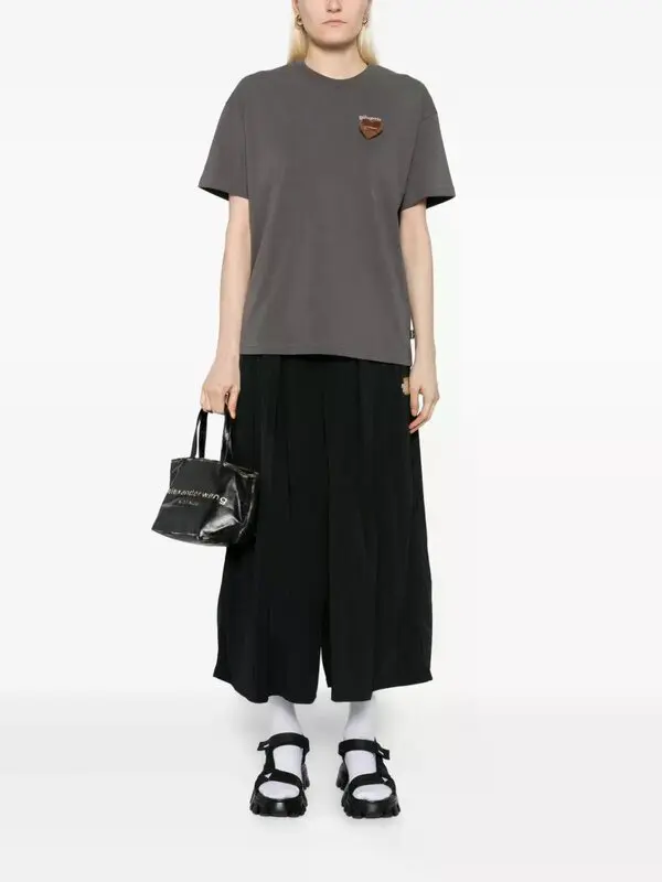 FINGERCROXX Logo-embroidered T-shirt