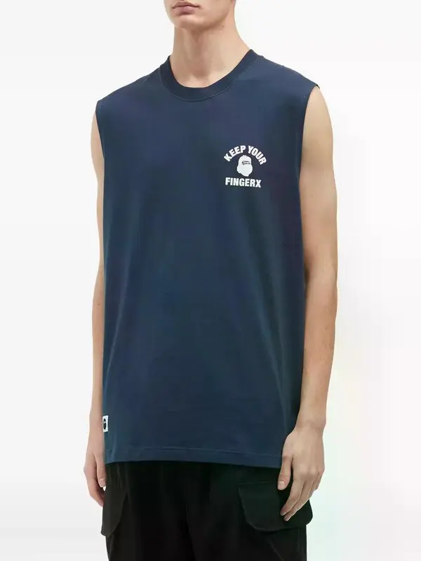 FINGERCROXX Graphic-print Sleeveless Vest