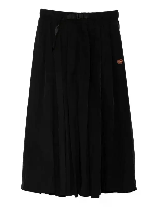 FINGERCROXX Belted Midi Skirt