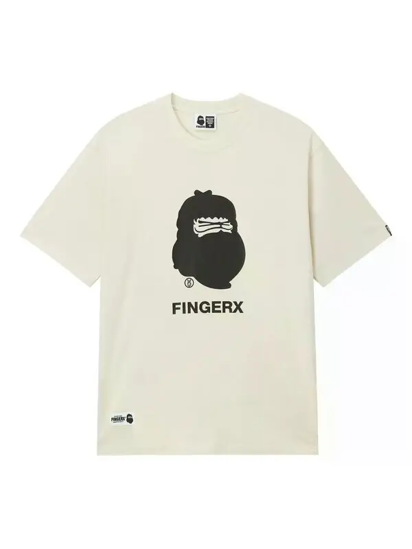 FINGERCROXX Graphic-print T-shirt - Neutrals