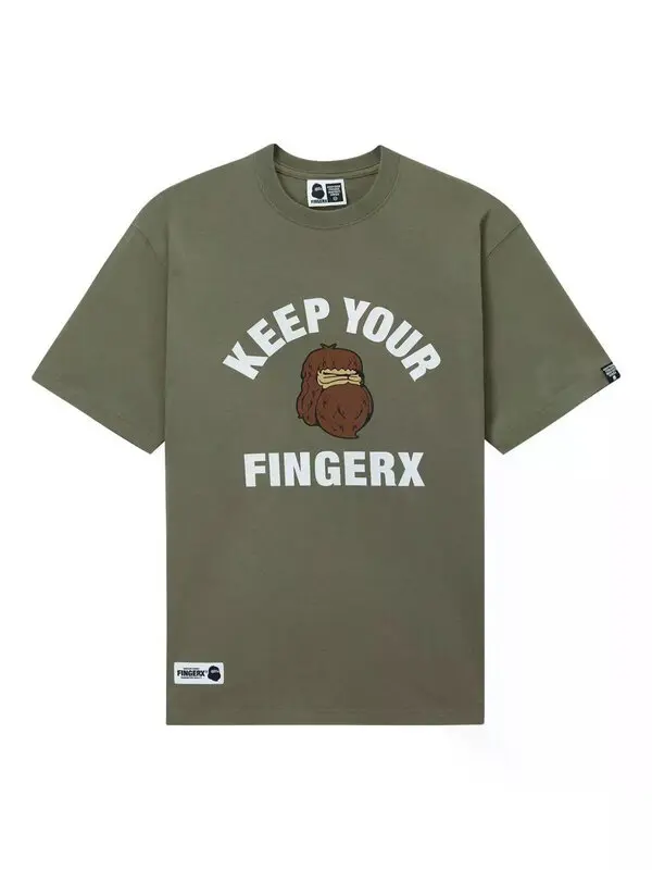 FINGERCROXX Graphic-print T-shirt - Green