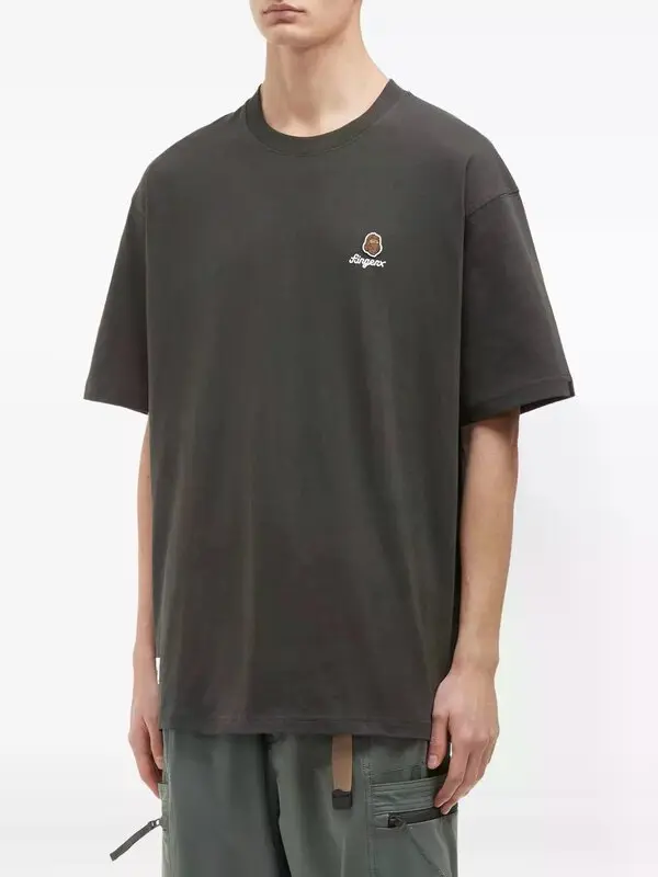 FINGERCROXX Embroidered-logo Cotton T-shirt