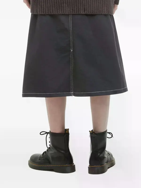 FINGERCROXX Logo-patch Midi Skirt