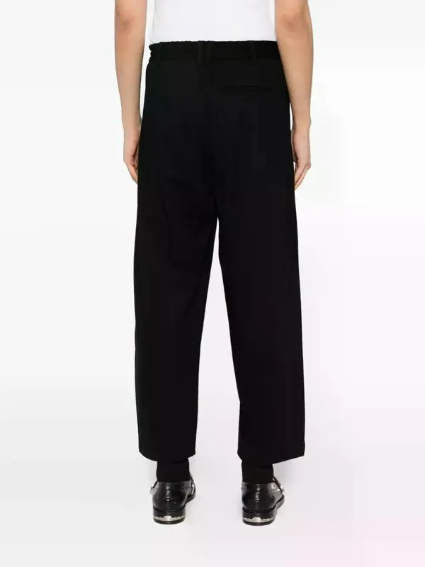 CROQUIS Pleated Drawstring Trousers