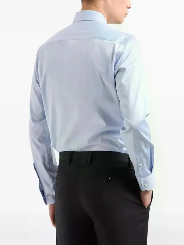 Giorgio Armani Cotton Shirt - Blue