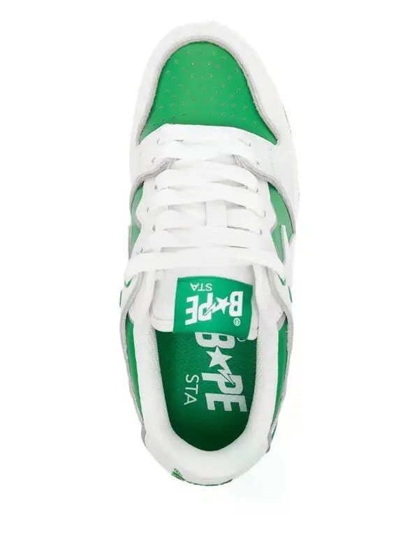 A BATHING APE Star-embellished Low-top Sneakers