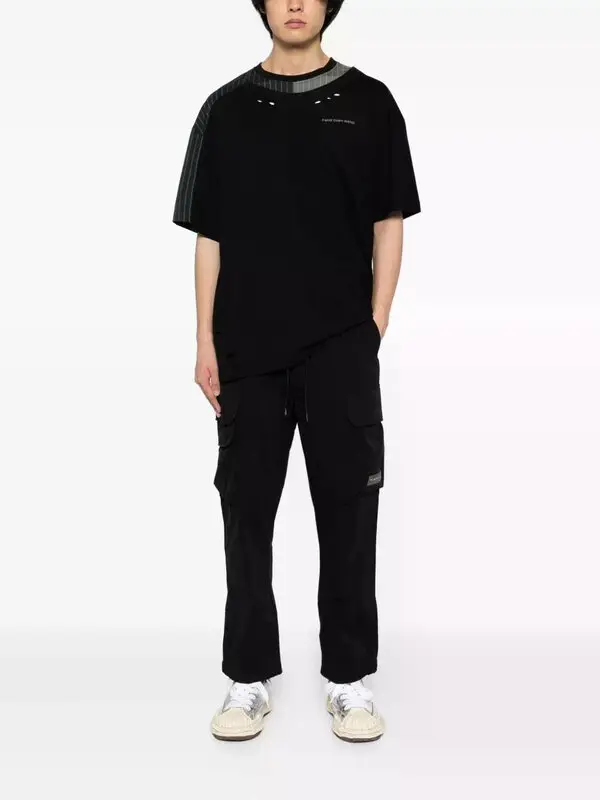 FINGERCROXX Slogan-patch Trousers