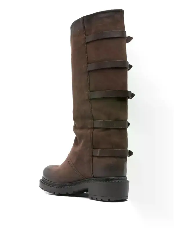 METISSE Buckle-accented Boots