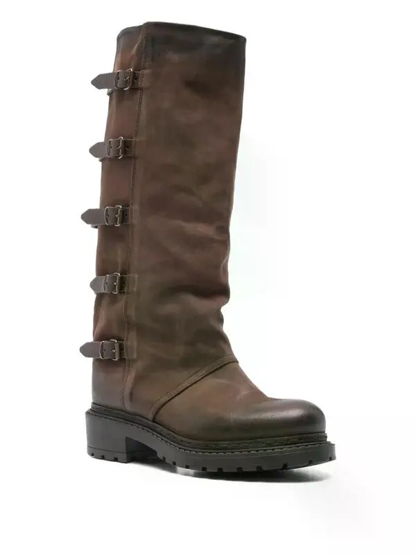 METISSE Buckle-accented Boots