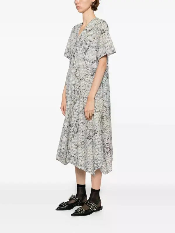 JNBY Patterned Short-sleeved Dress