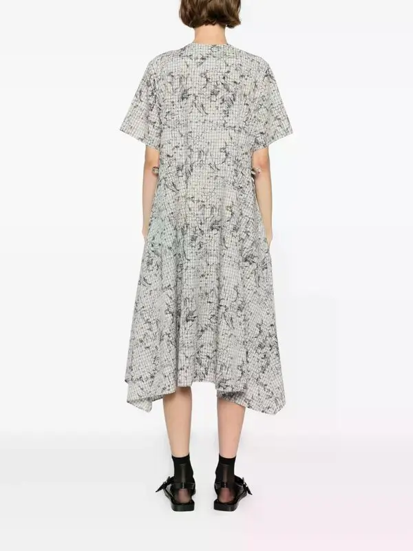 JNBY Patterned Short-sleeved Dress