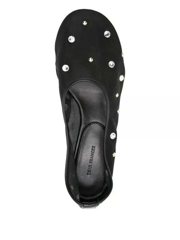Dear Frances Balla Crystal-embellished Heeled Pumps
