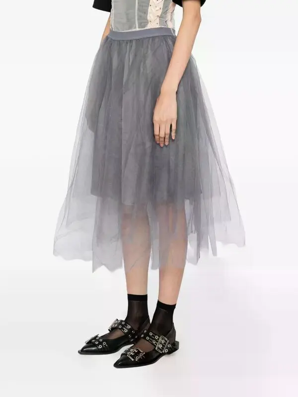 JNBY Double-layer Pleated Skirt - Grey