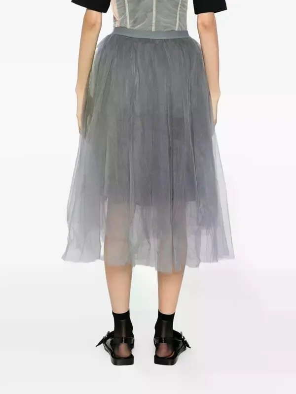 JNBY Double-layer Pleated Skirt - Grey