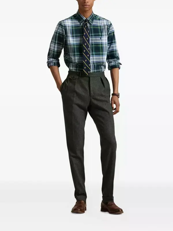 Polo Ralph Lauren Plaid-pattern Patch-pocket Shirt