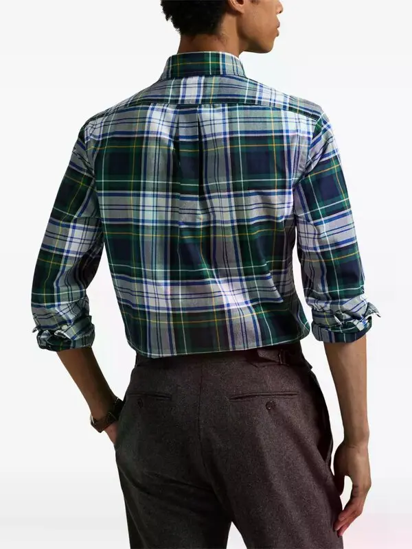 Polo Ralph Lauren Plaid-pattern Patch-pocket Shirt