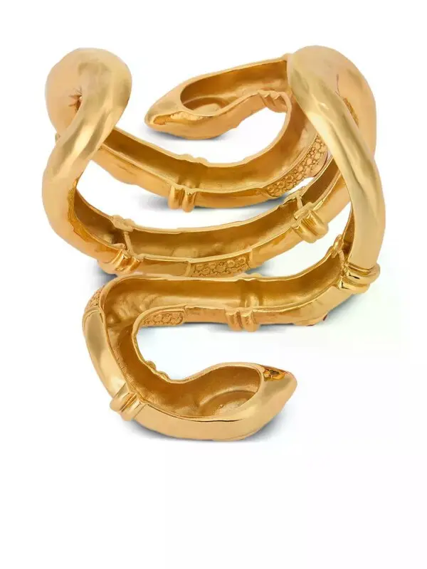 Roberto Cavalli Snake-shape Rigid Bracelet