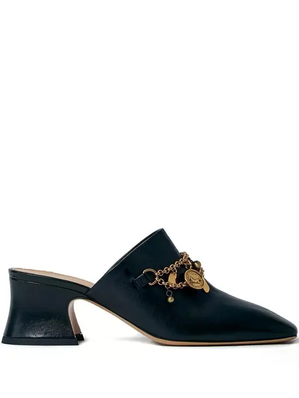 Chloé 80mm Charm-embellished Heeled Mules