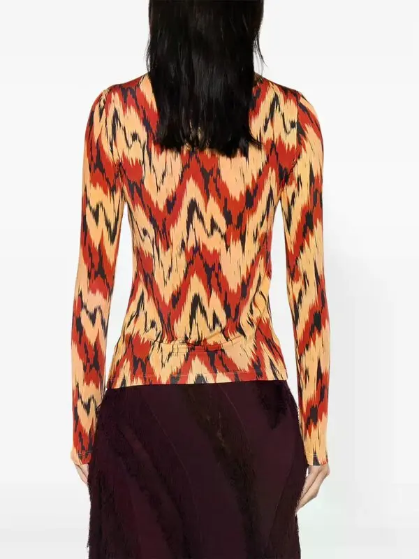 Ulla Johnson Patterned High-neck T-shirt
