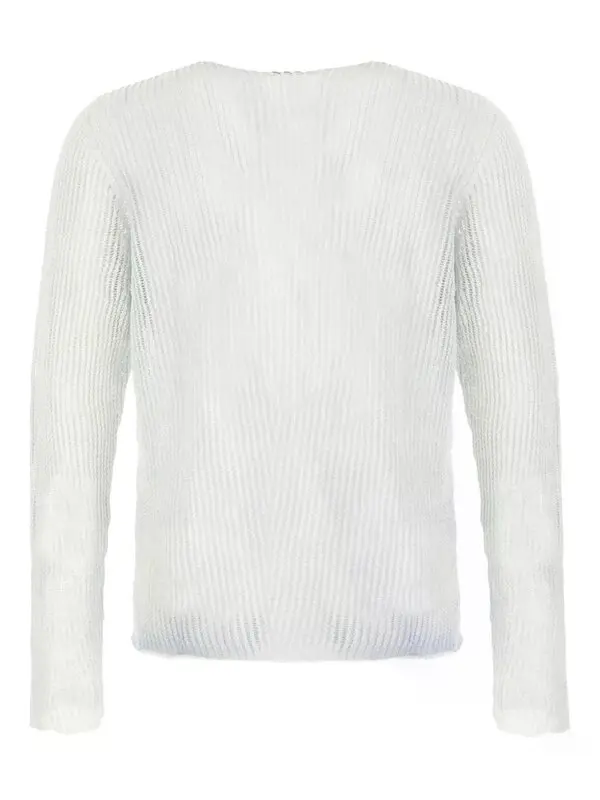 Avant Toi Ribbed Crew-neck Sweater