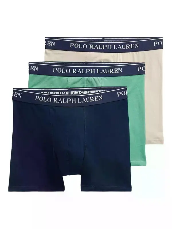 Polo Ralph Lauren Logo-waistband Boxers - Blue