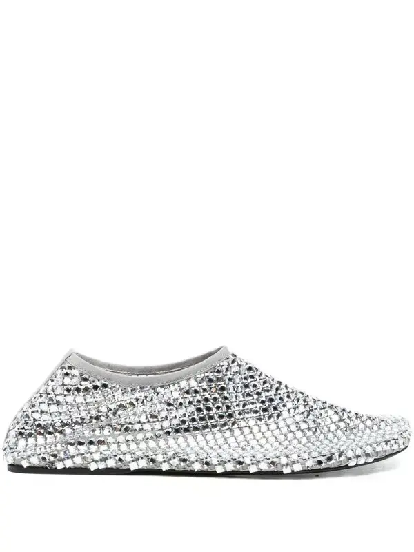 Christopher Esber Minette Mesh Flats - Grey