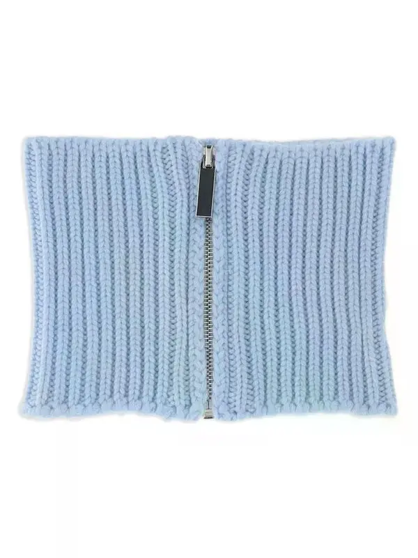 SA SU PHI Ribbed-knit Scarf - Blue