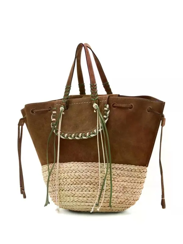 CUBA LAB Braided-trim Tote Bag