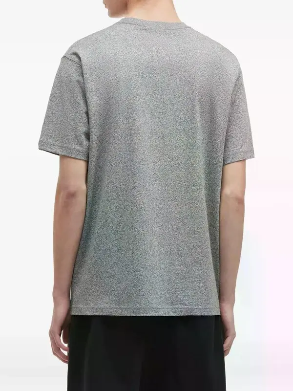 FINGERCROXX Embroidered-logo T-shirt - Grey