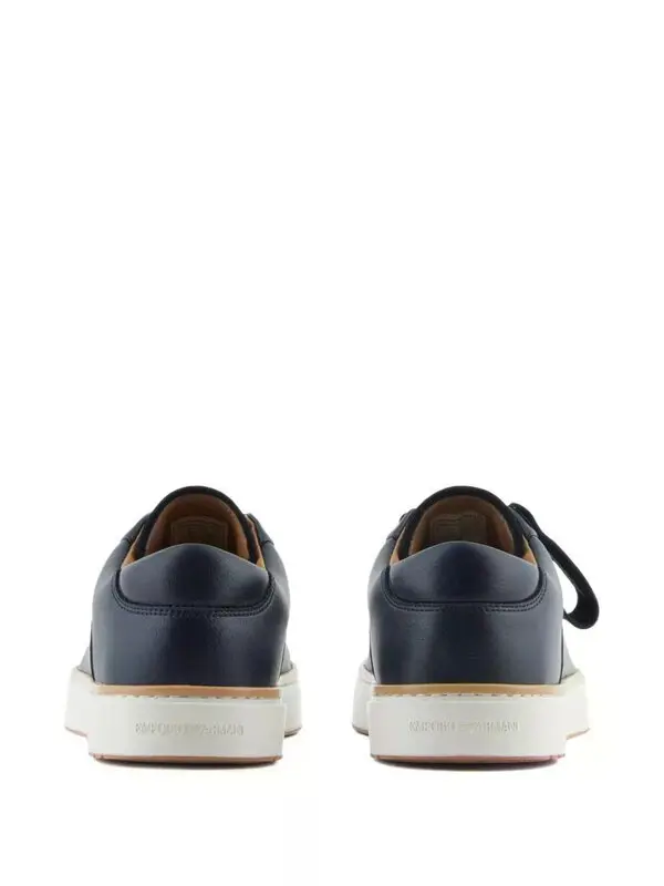 Emporio Armani Leather Lace-up Sneakers
