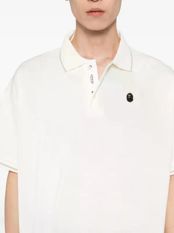 A BATHING APE Cotton Polo Top