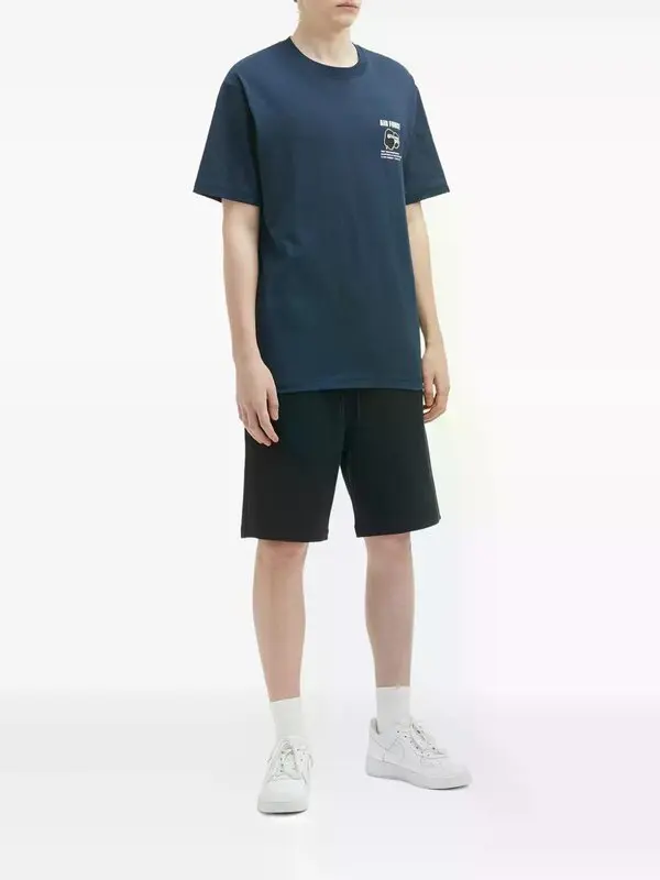 FINGERCROXX Logo-embroidered Drawstring Shorts - Black