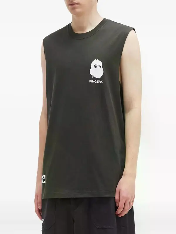 FINGERCROXX Graphic-print Muscle Vest