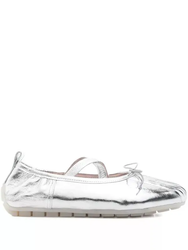 Simone Rocha Cross-strap Bow Ballet Flats