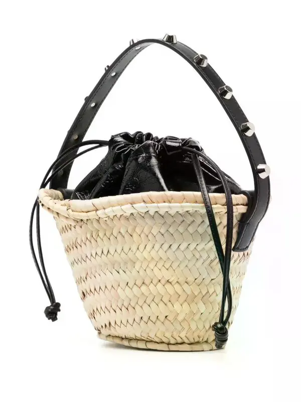 Palm Angels Palm-appliqué Basket Bag