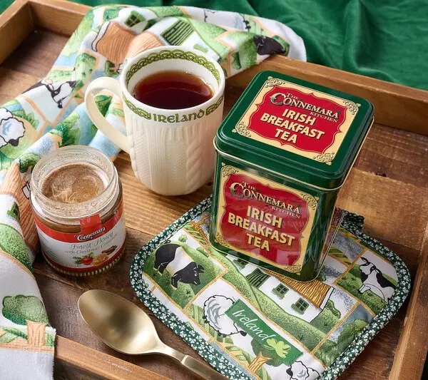 CONNEMARA MARBLE Sh12/8 Connemara Kitchen 50ct Irish Teas & 8ozhoney W/ Towel - One-color
