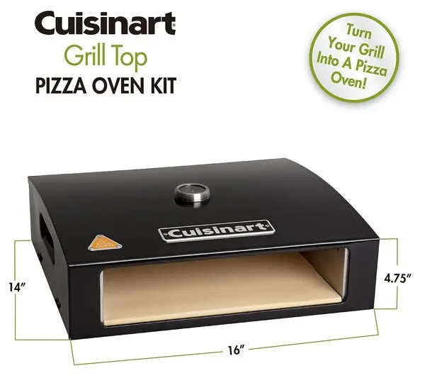 CUISINART Grill Top Pizza Oven Kit