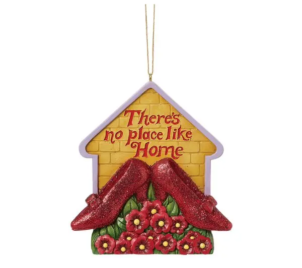 JIM SHORE Wizard Of Oz Ruby Slippers Hanging Or Nament 3.54in H - One-color