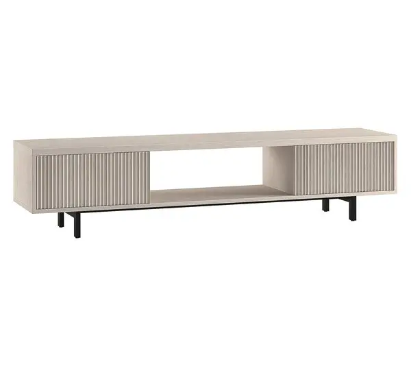 HUDSON&CANAL Lucien Rectangular Tv Stand For Tv 's Up To 78