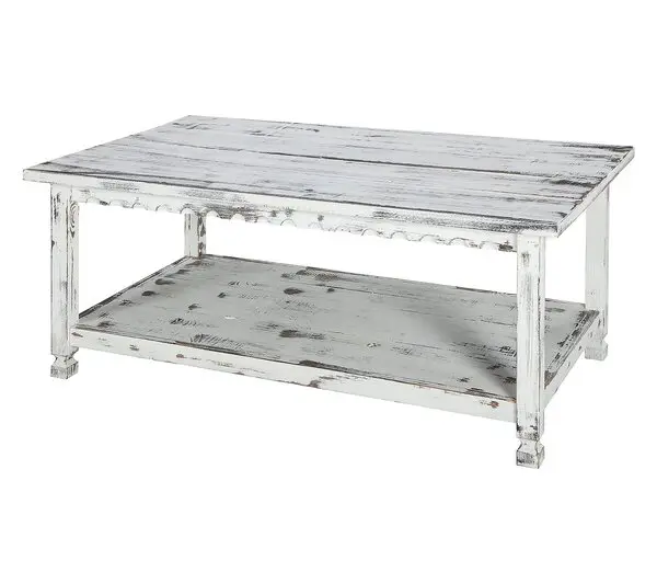 ALATERRE FURNITURE Country Cottage Farmhouse Co Ffee Table - One-color