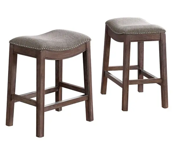 ALATERRE FURNITURE Williston Set Of 2 Counter H Eight Stools - One-color
