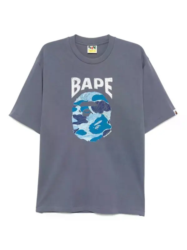 A BATHING APE Graphic-print Cotton T-shirt