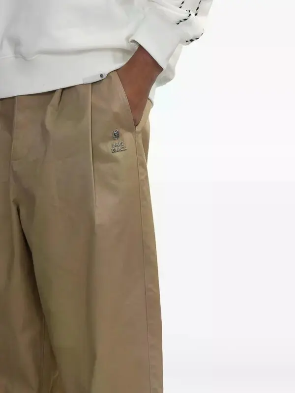 A BATHING APE Pleated Belted Trousers