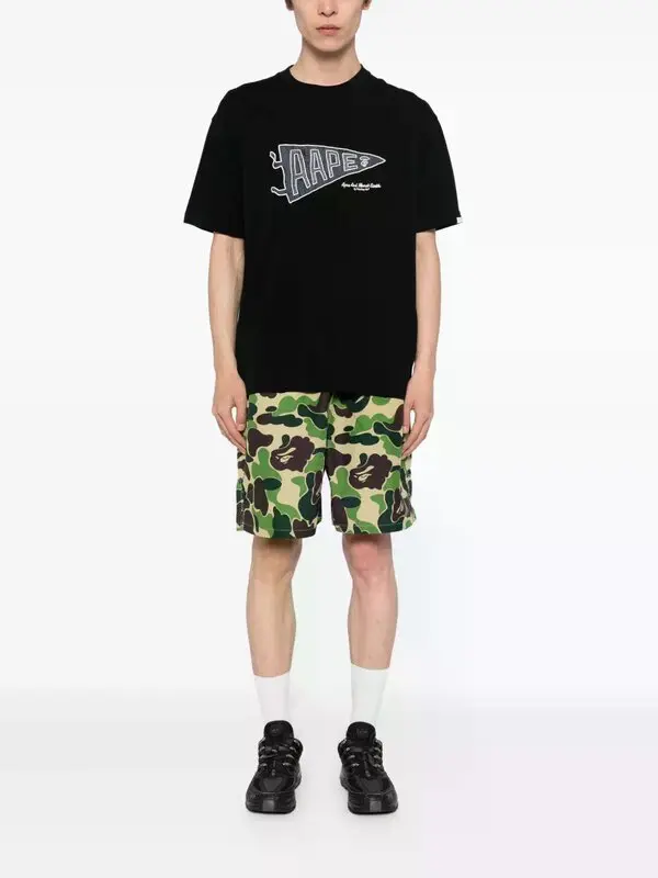 A BATHING APE Graphic-print Shorts - Green