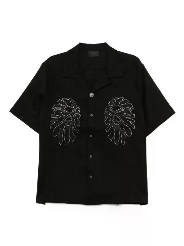 A BATHING APE Stud-embellished Shirt - Black